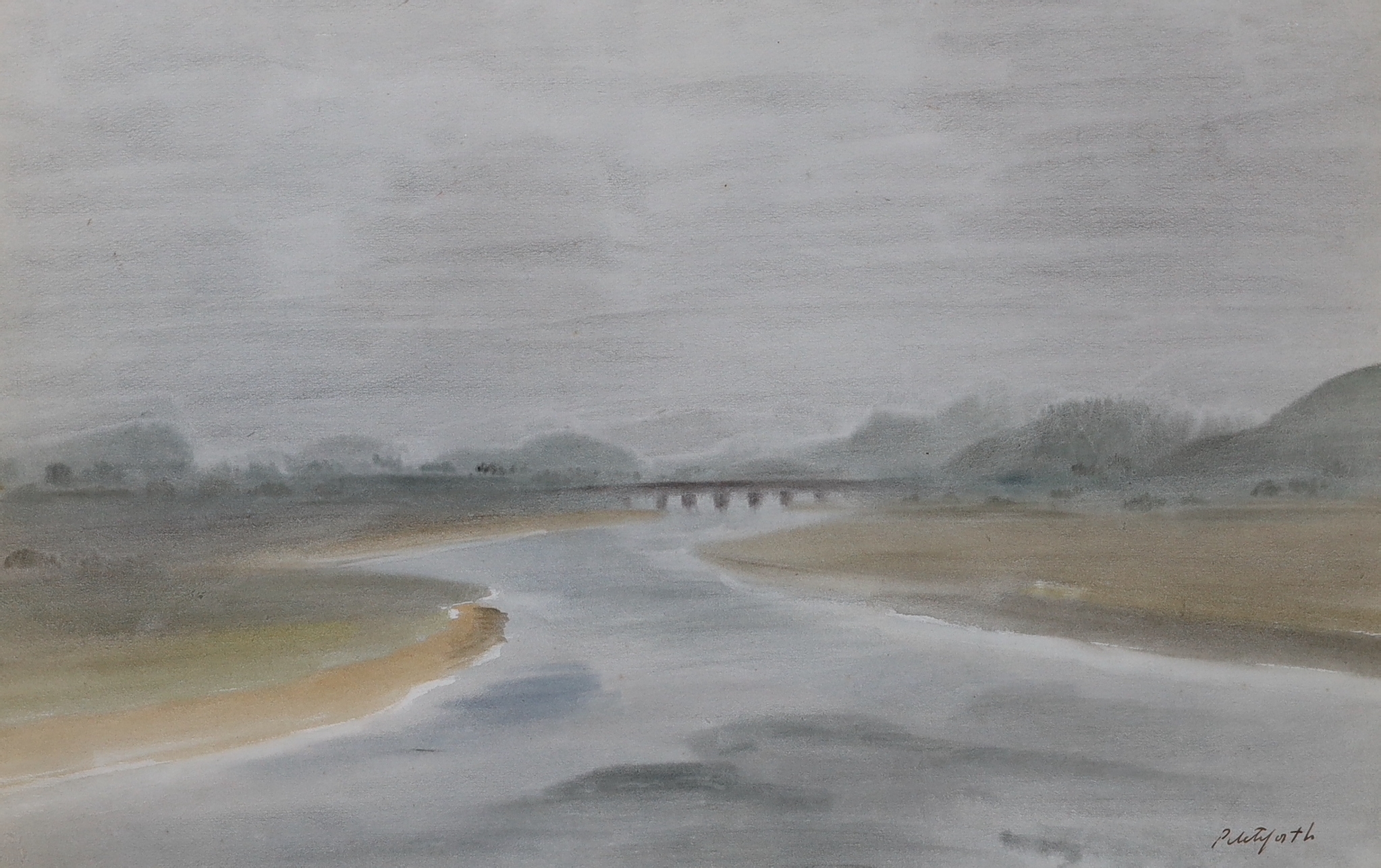 Roland Vivian Pitchforth | River landscape | MutualArt