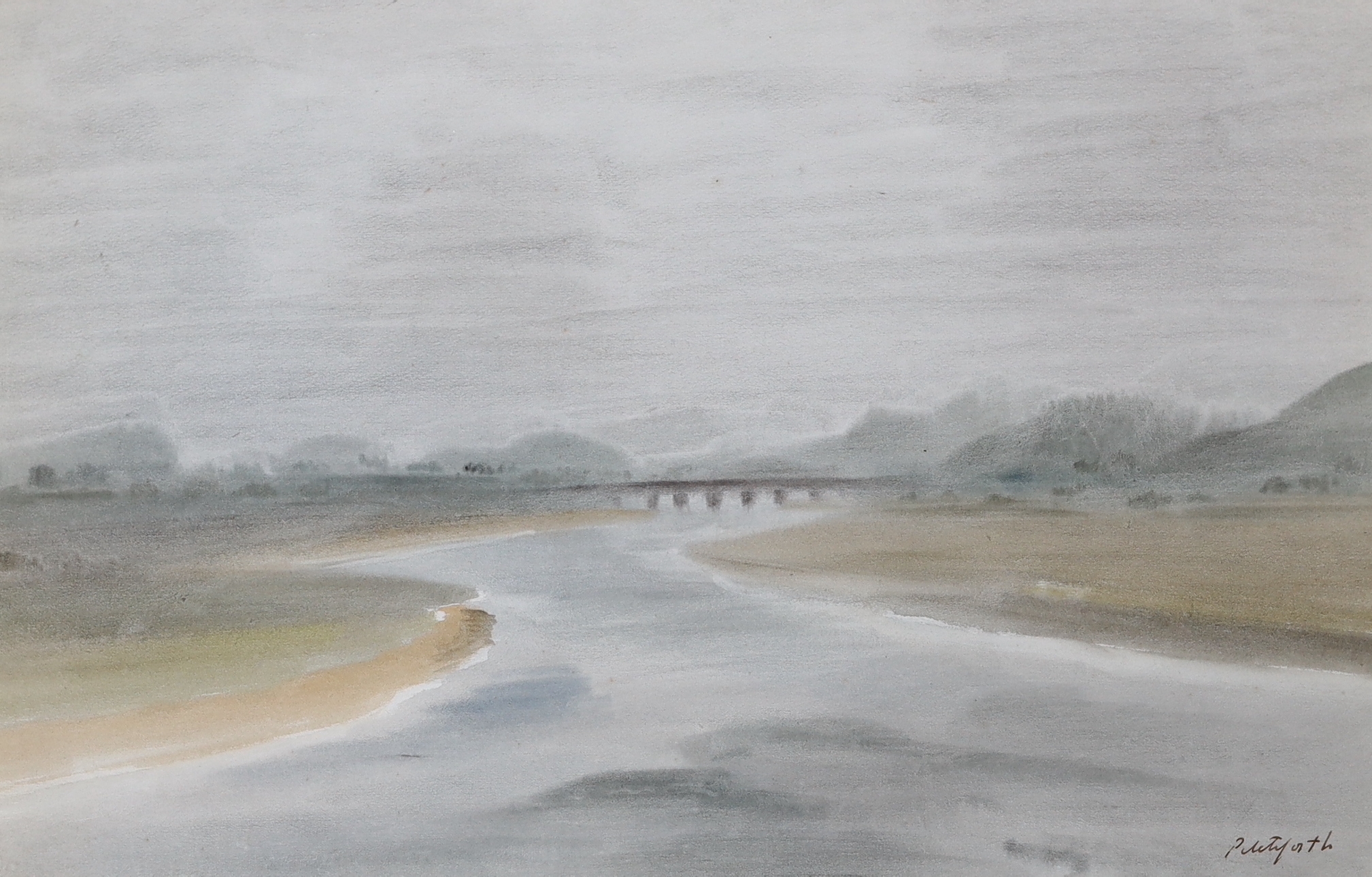 Roland Vivian Pitchforth | River landscape | MutualArt