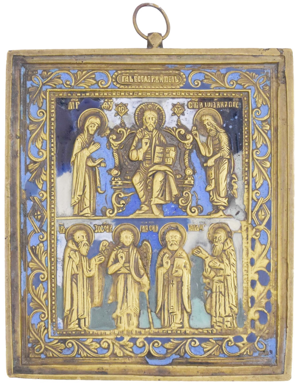 Russian School, 19th Century | The Crucifixion. Deesis | MutualArt