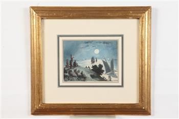 Carl Joseph Becker | Moonlight Sea, | MutualArt