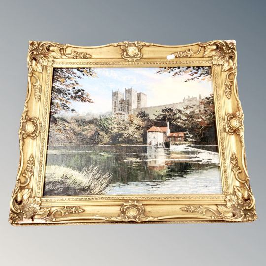 Dallas K Taylor | Durham Cathedral viewed from the river | MutualArt