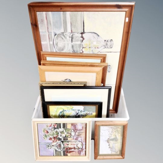 Peter Green | A crate of Peter Green watercolour studies and oil ...