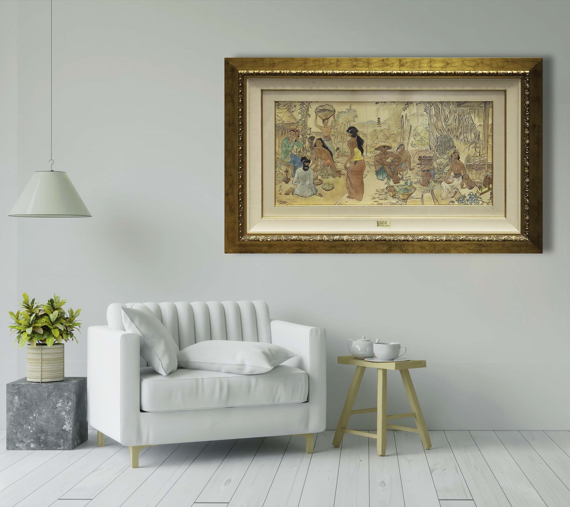 Lee Man Fong | Bali Life (1958) | MutualArt