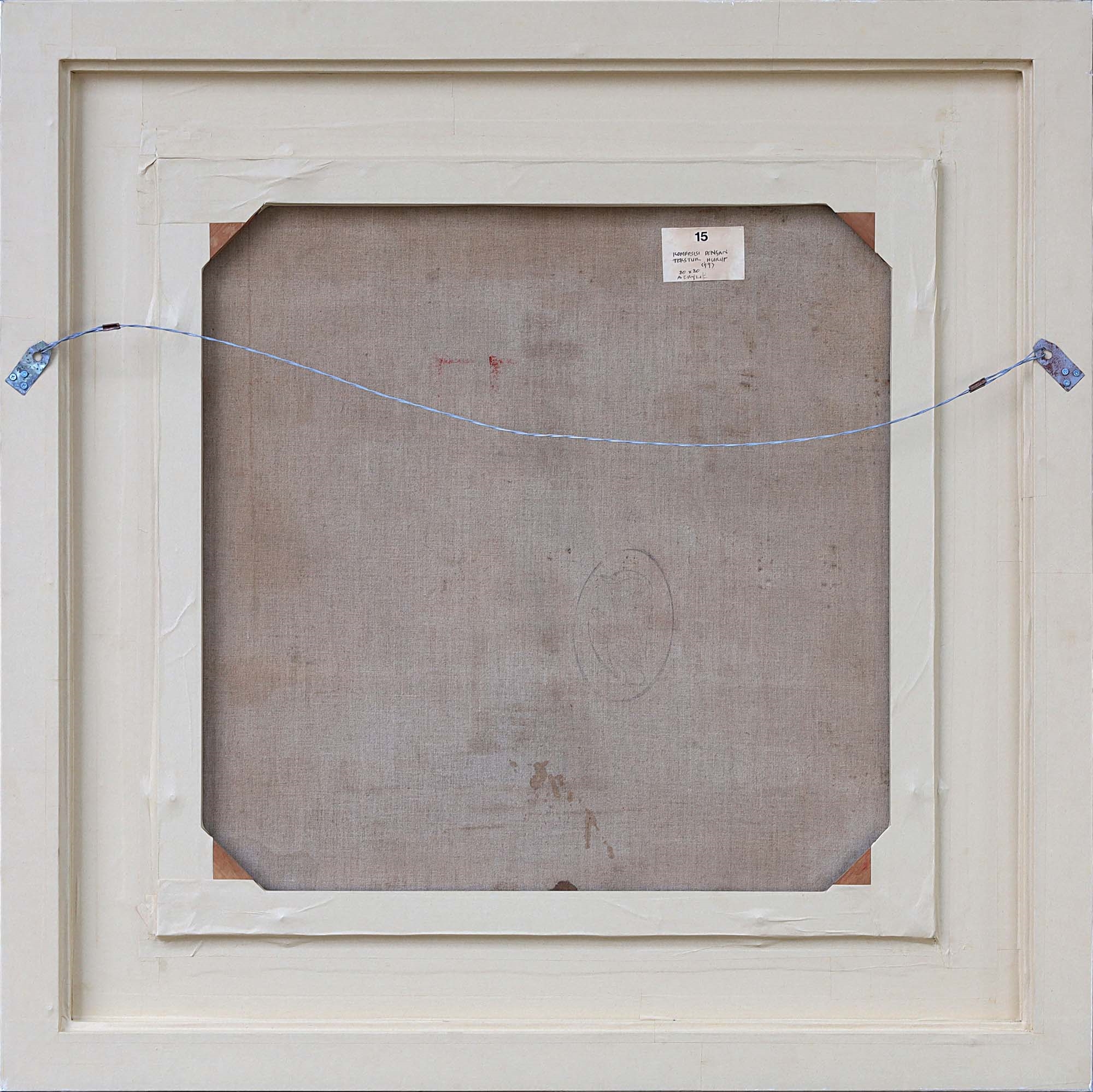 Umi Dachlan | Komposisi Dengan Tekstur Huruf (1979) | MutualArt