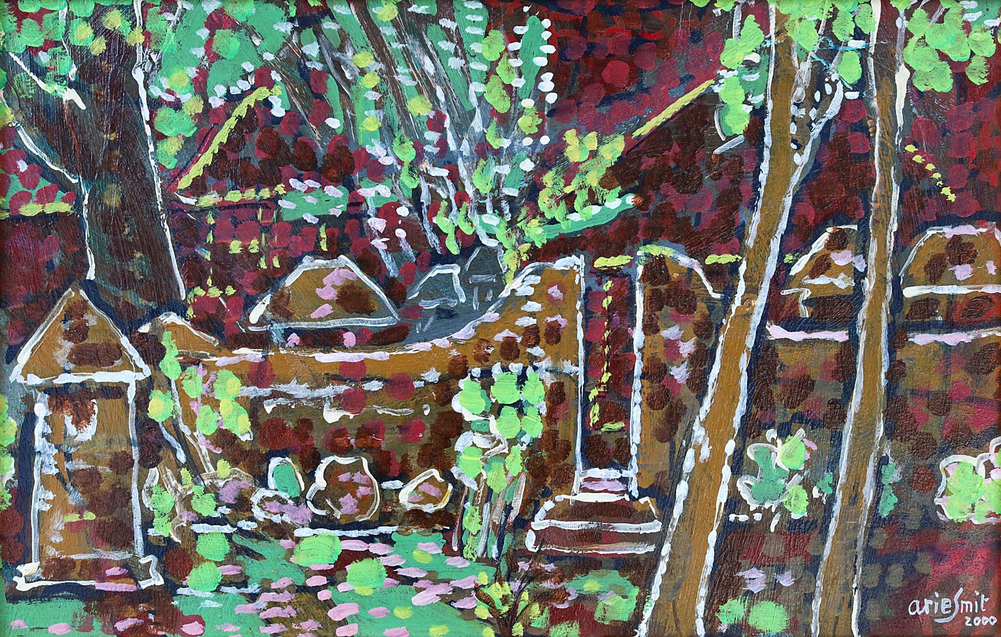 Arie Smit | Bali villages (1992) | MutualArt