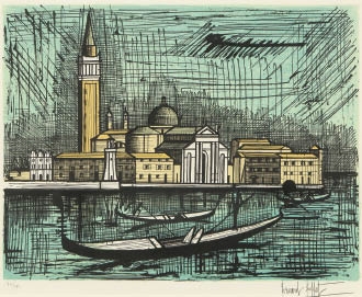 Bernard Buffet | Isola di San Giorgio from VENISE | MutualArt