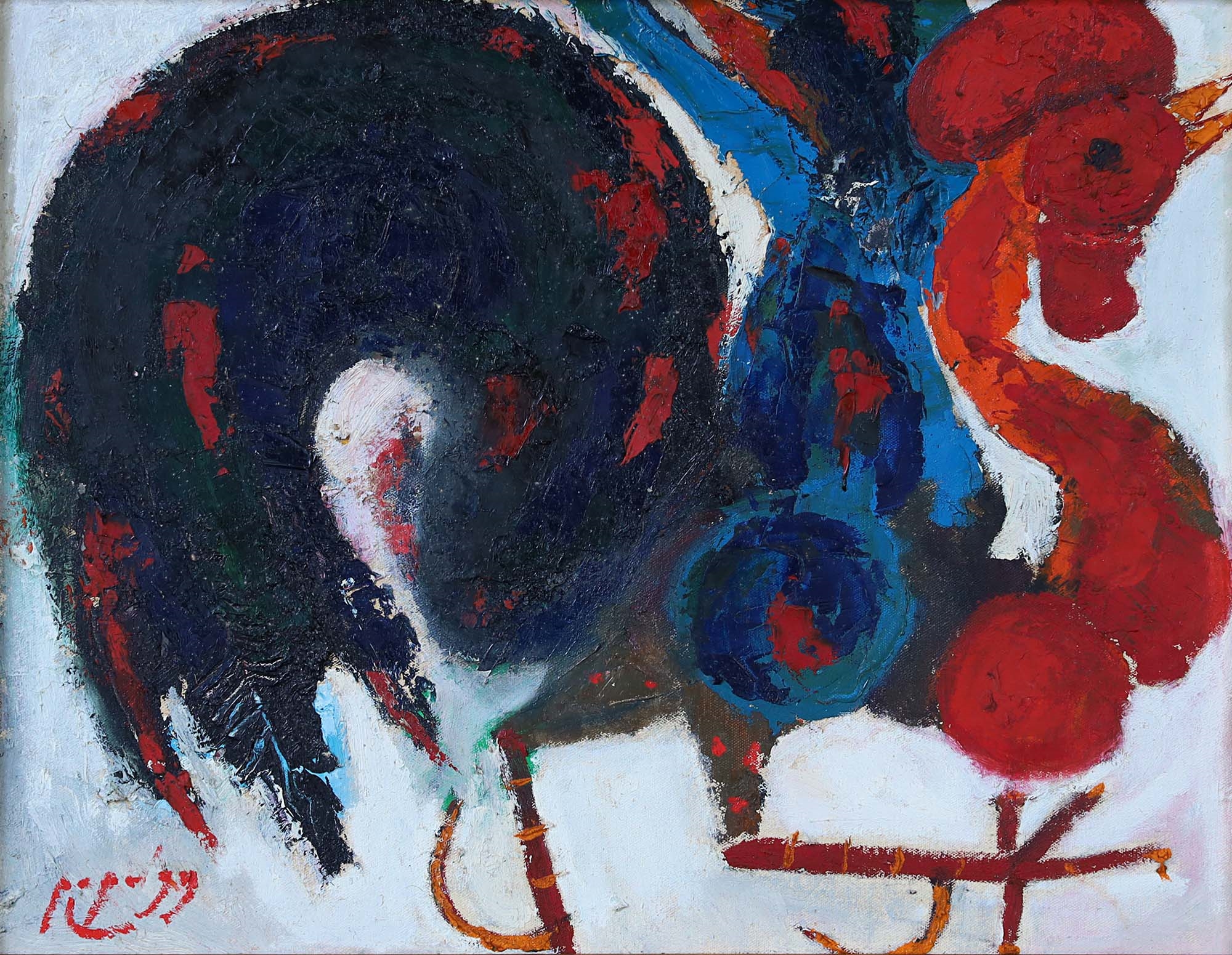 Popo Iskandar | Rooster (1999) | MutualArt