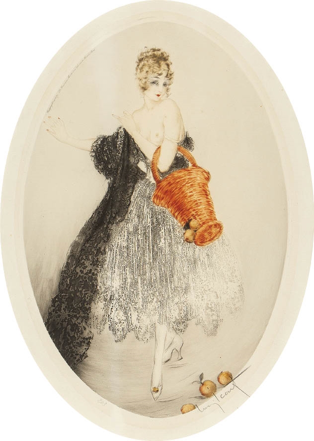 Louis Icart | Broken basket | MutualArt