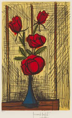 Bernard Buffet | Roses | MutualArt
