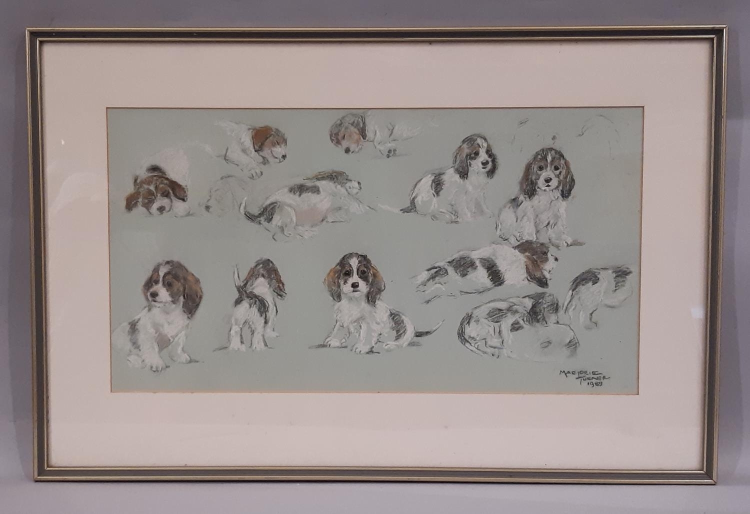 Marjorie Turner | Studies of puppies (1989) | MutualArt