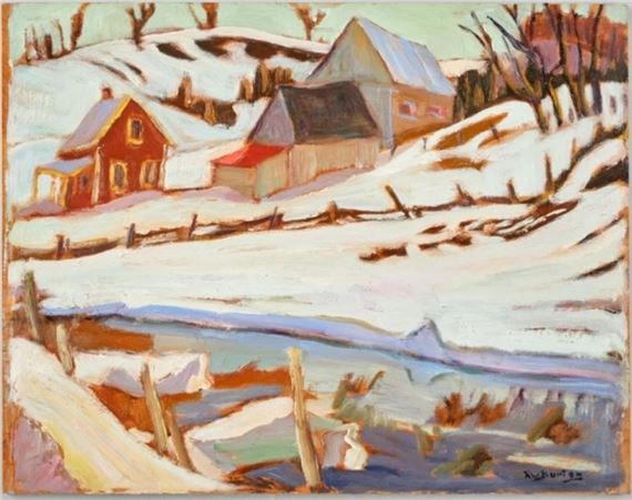 Ralph Wallace Burton | Farm near Ripon, Quebec (1959) | MutualArt