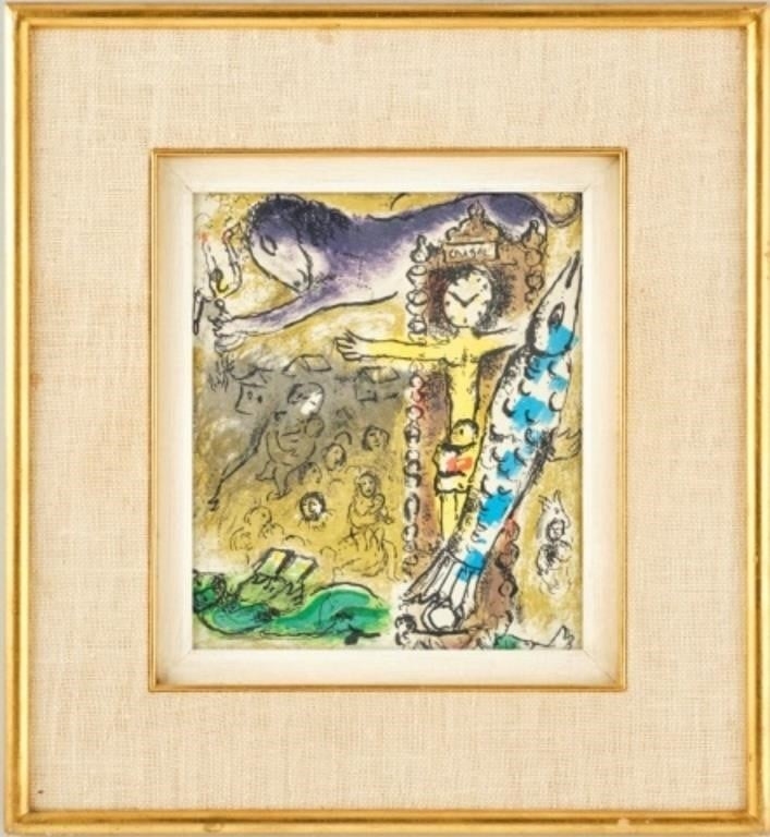 Marc Chagall | Le Christ à L’horloge (Christ as a clock) | MutualArt