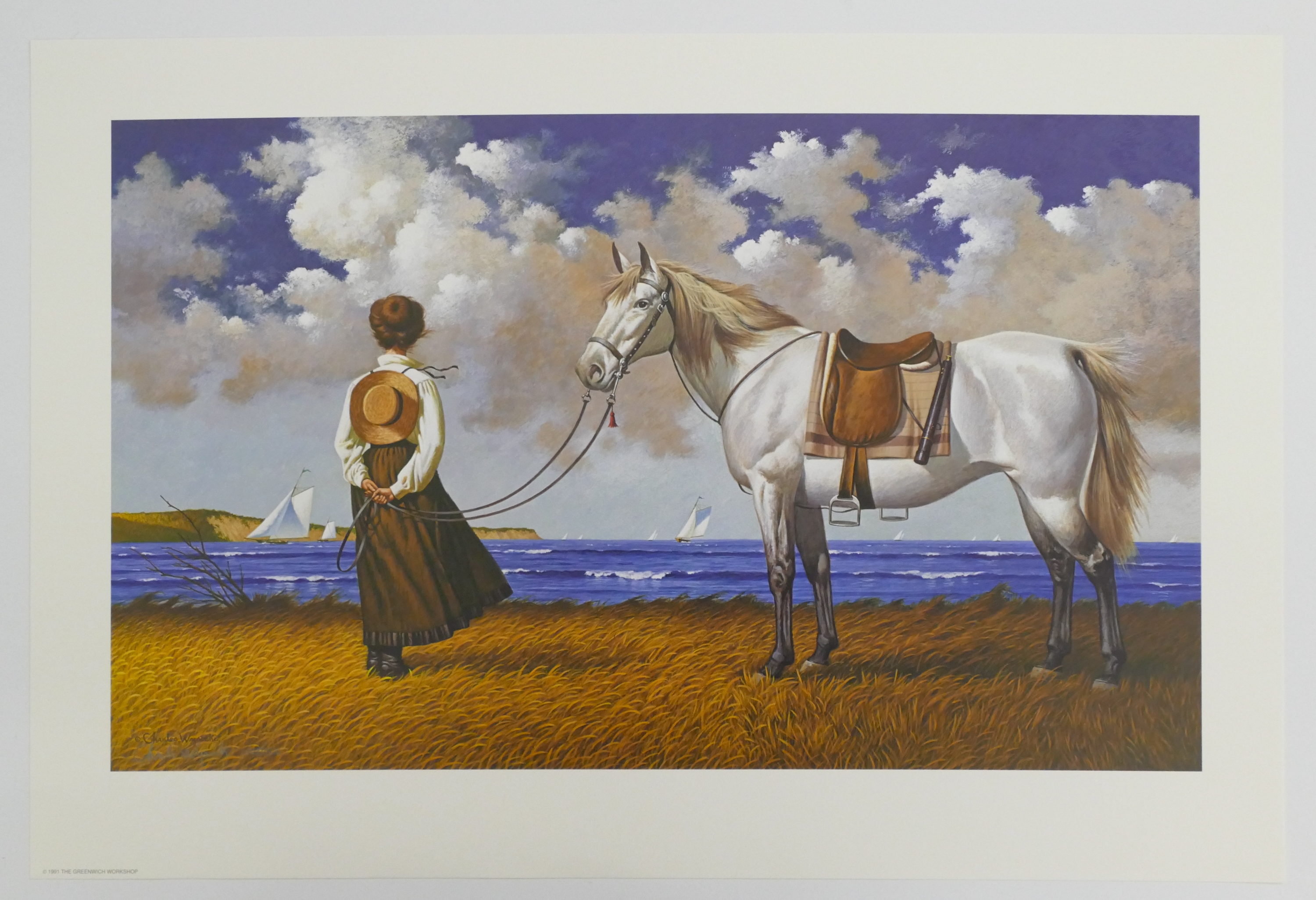 Charles Wysocki | Sea Captain's Wife, Abiding | MutualArt