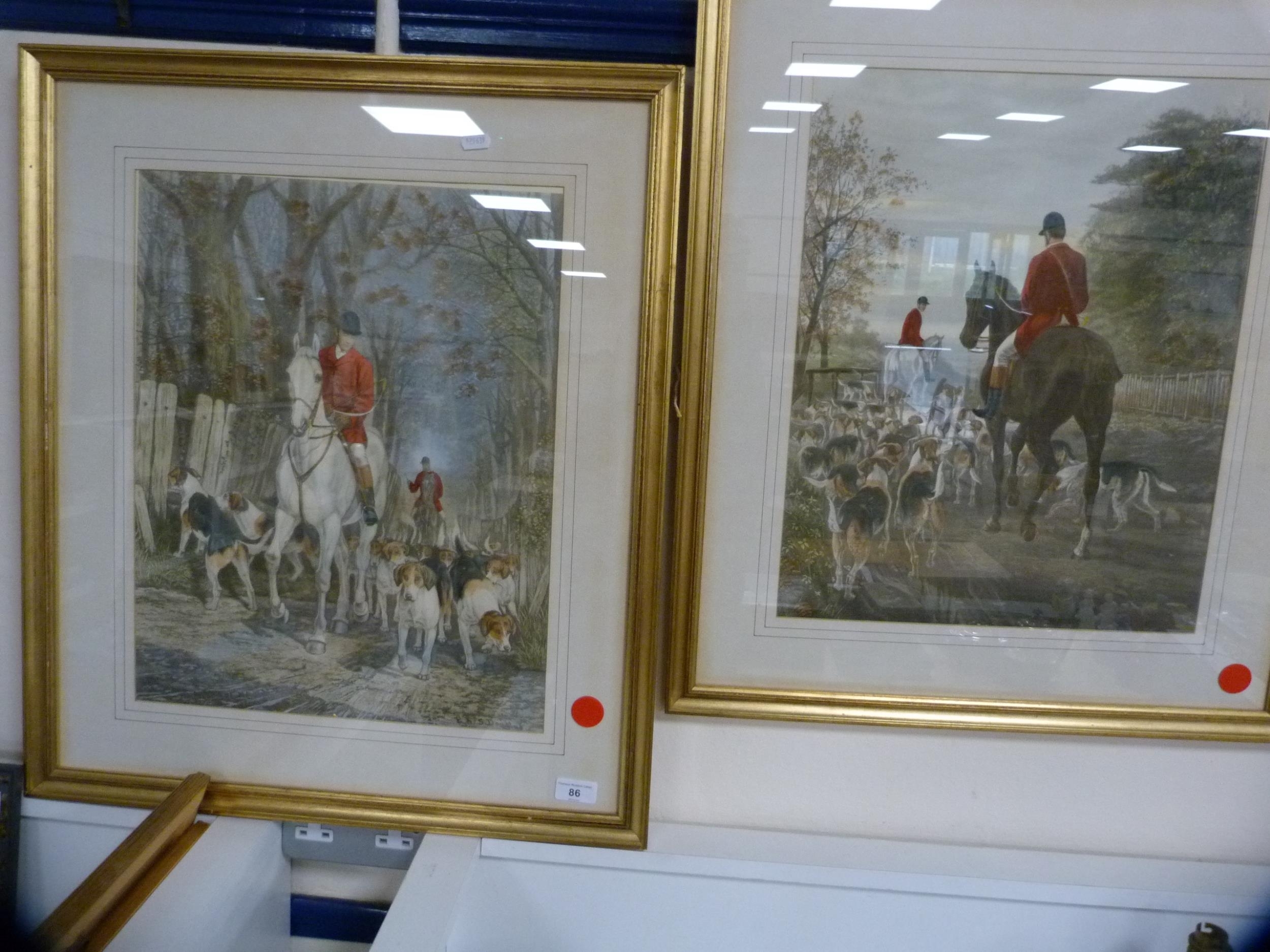 Edward Algernon Stuart Douglas | Huntsman and hounds | MutualArt