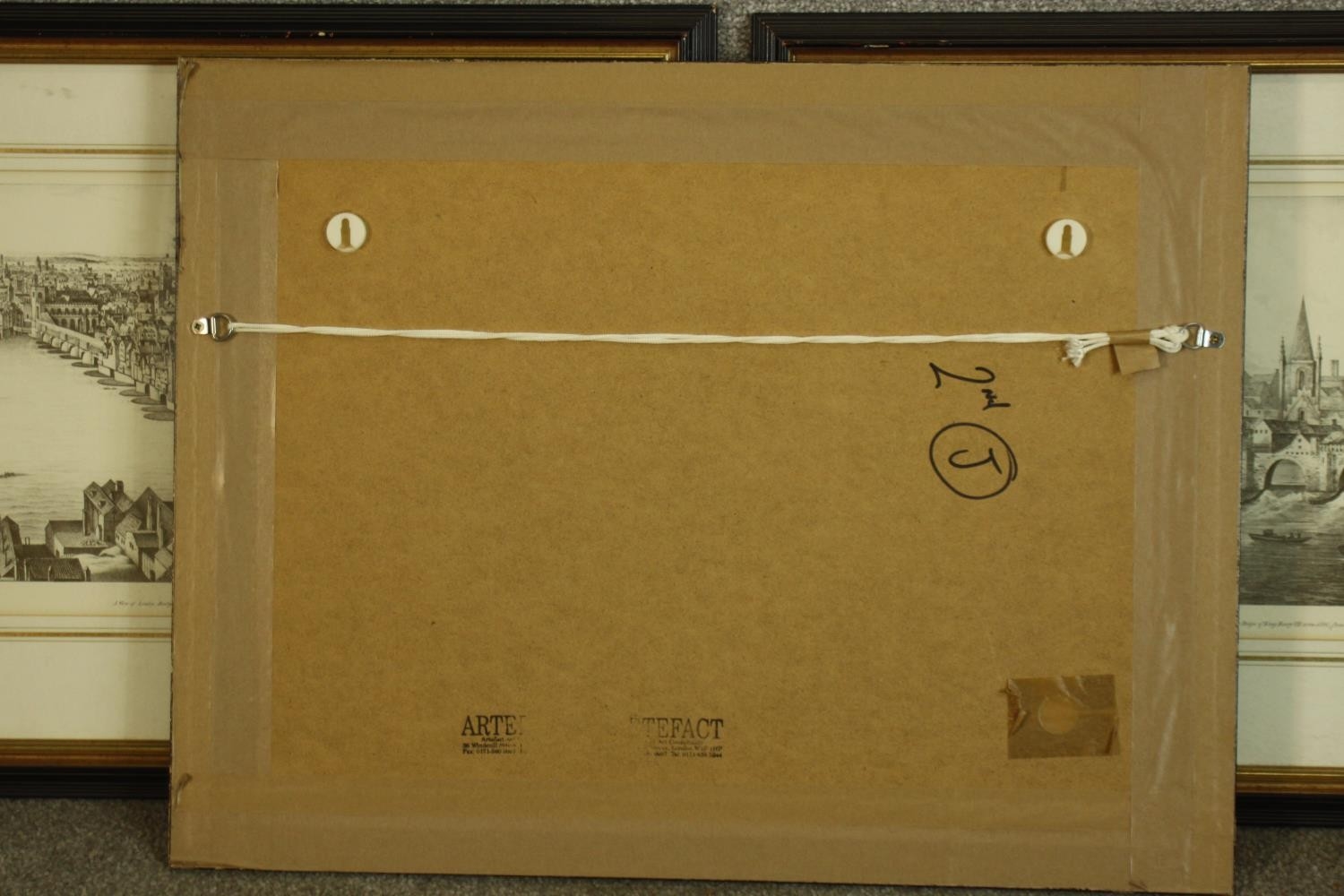 Samuel Buck | View of the West Side of London Bridge in 1749, View of ...