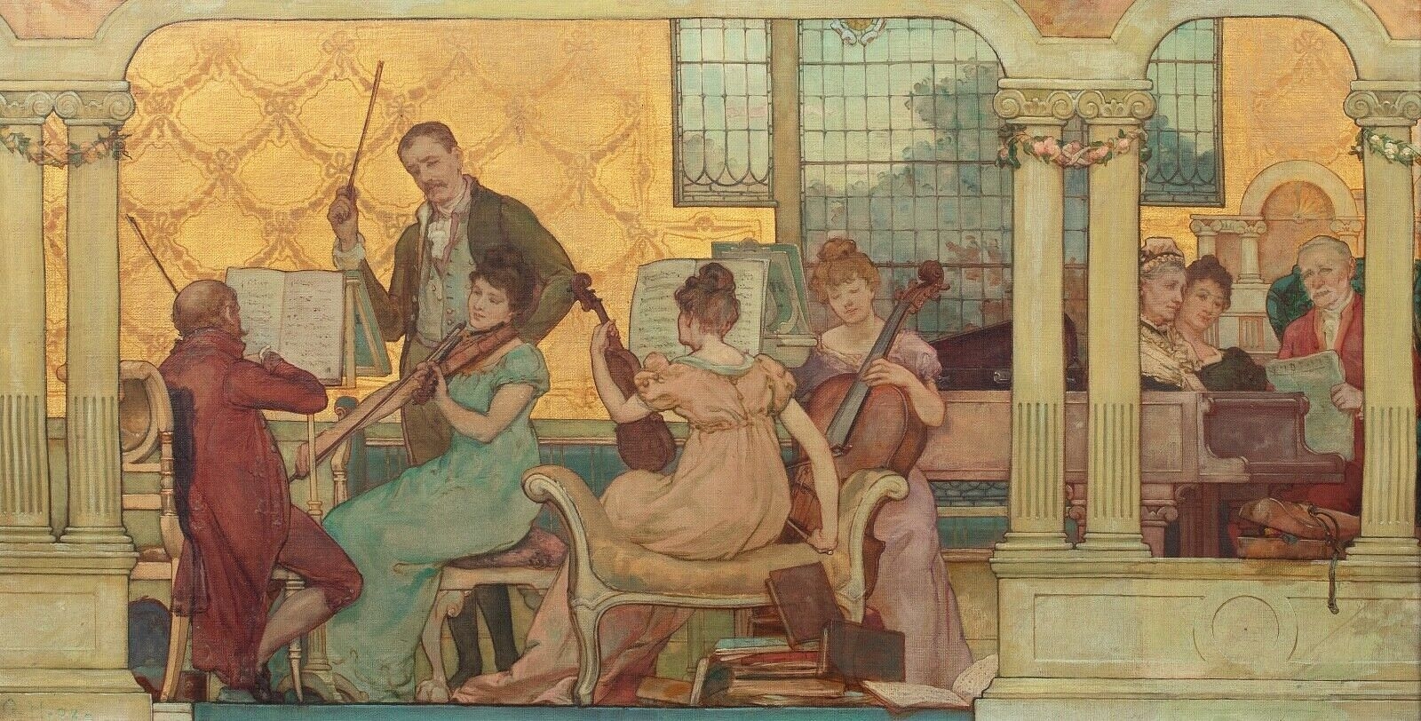 Gertrude Homan | THE STRING QUARTET | MutualArt