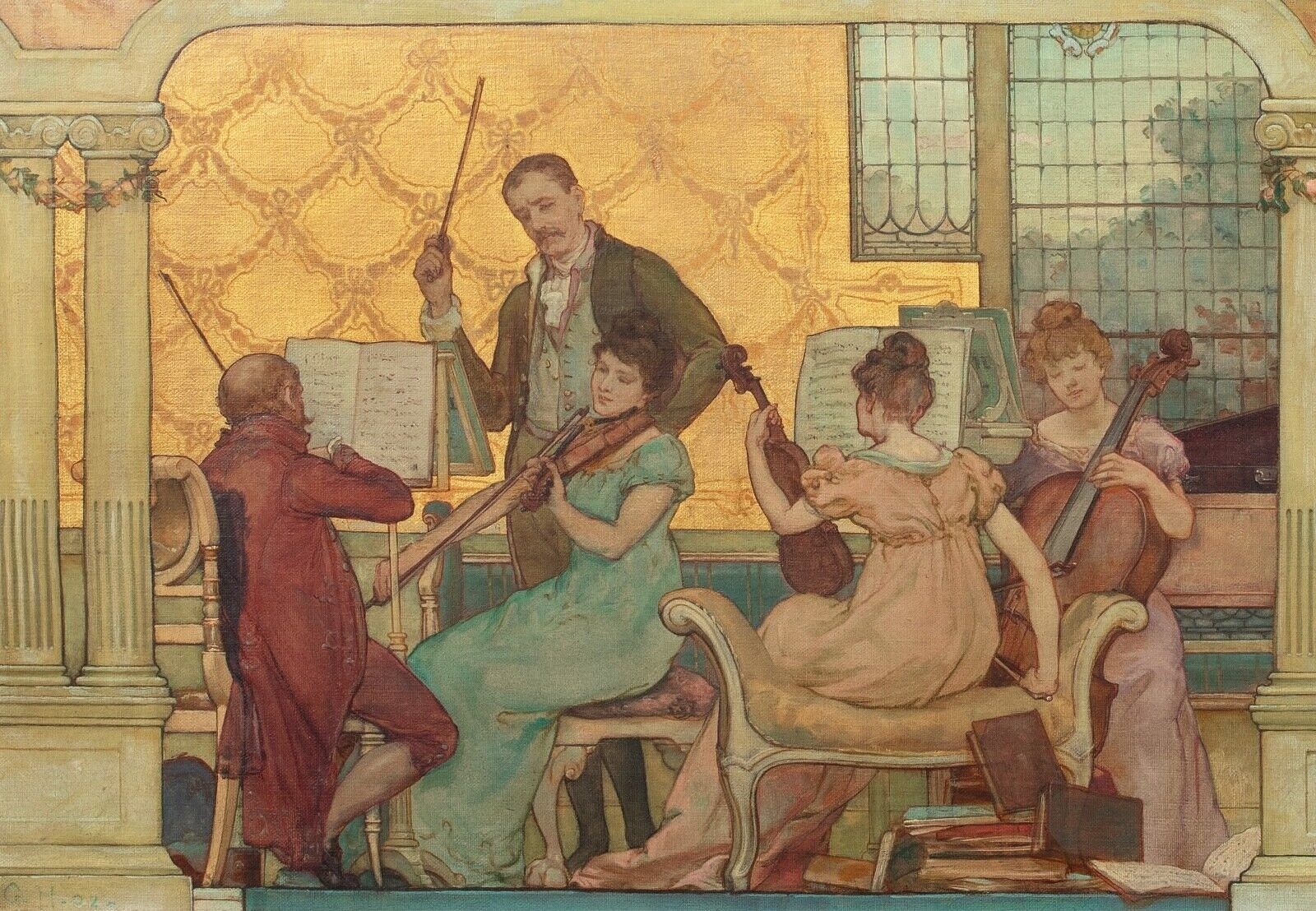 Gertrude Homan | THE STRING QUARTET | MutualArt