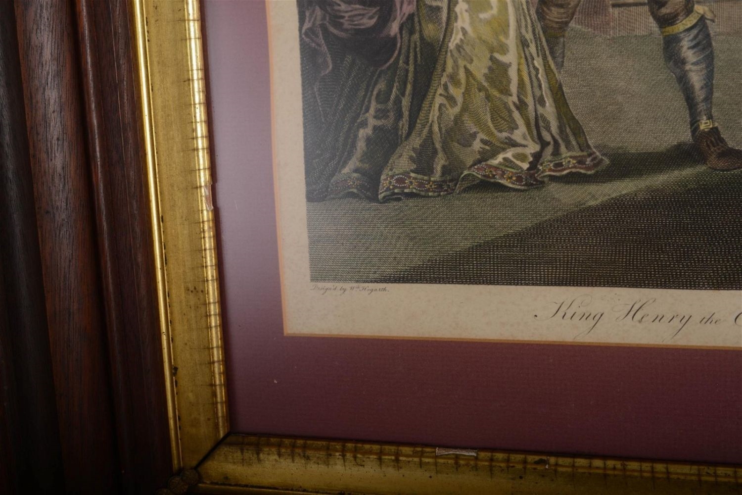 William Hogarth | Engraving of King Henry The Eight and Anna Bullen ...