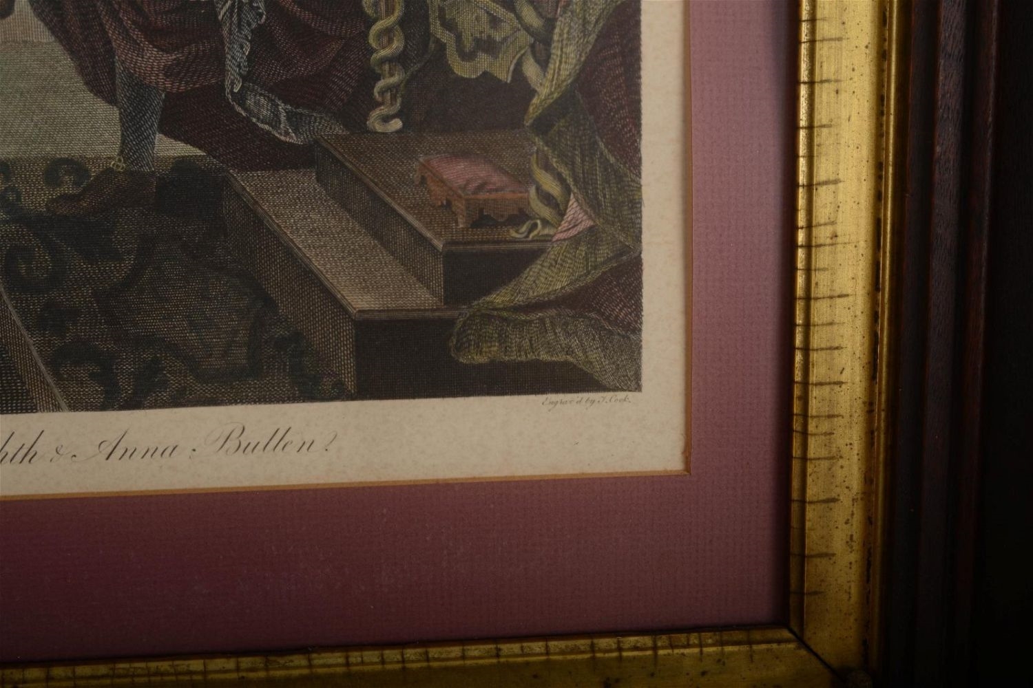 William Hogarth | Engraving of King Henry The Eight and Anna Bullen ...