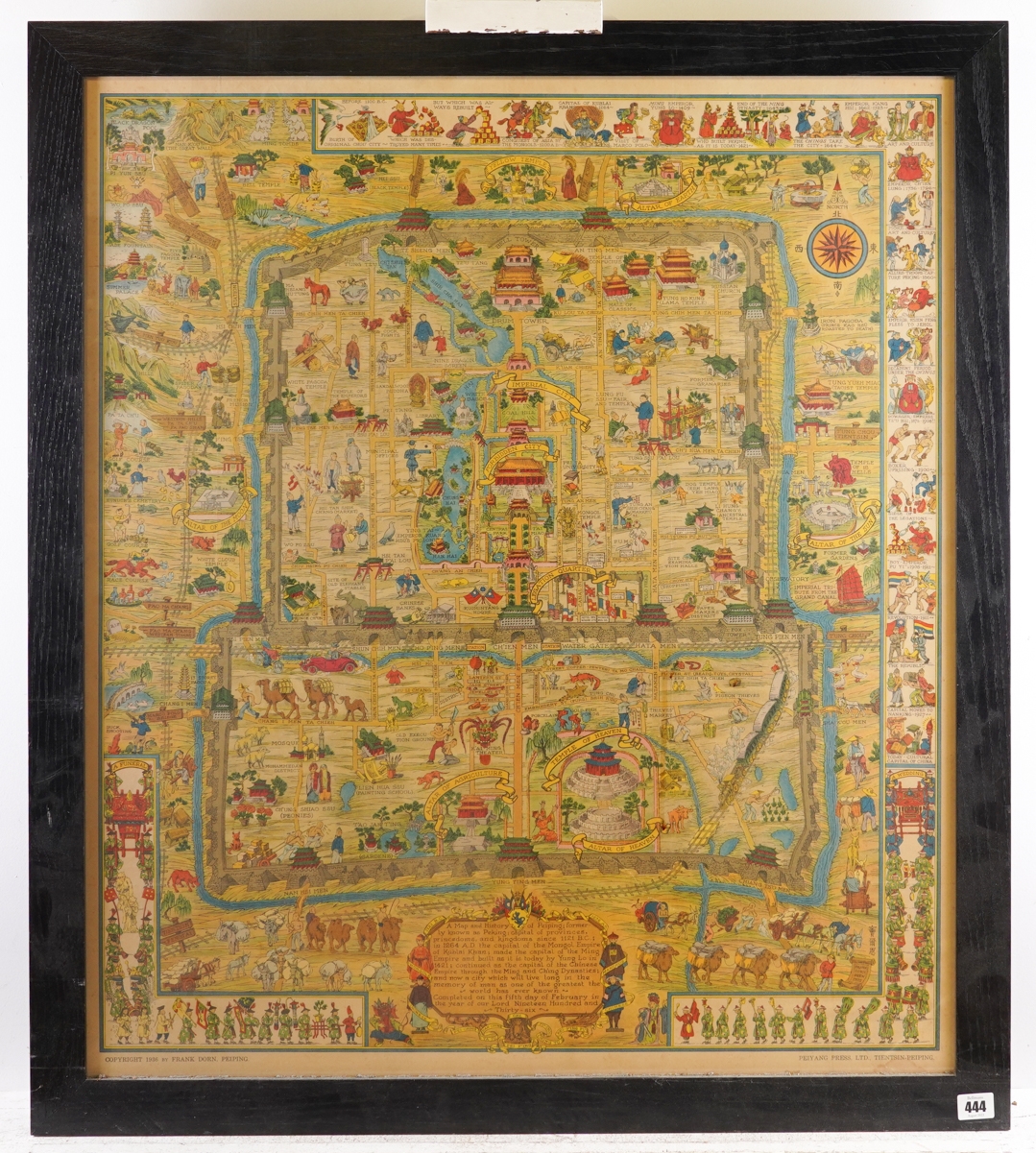 Frank Dorn | A Map and History of Peiping | MutualArt
