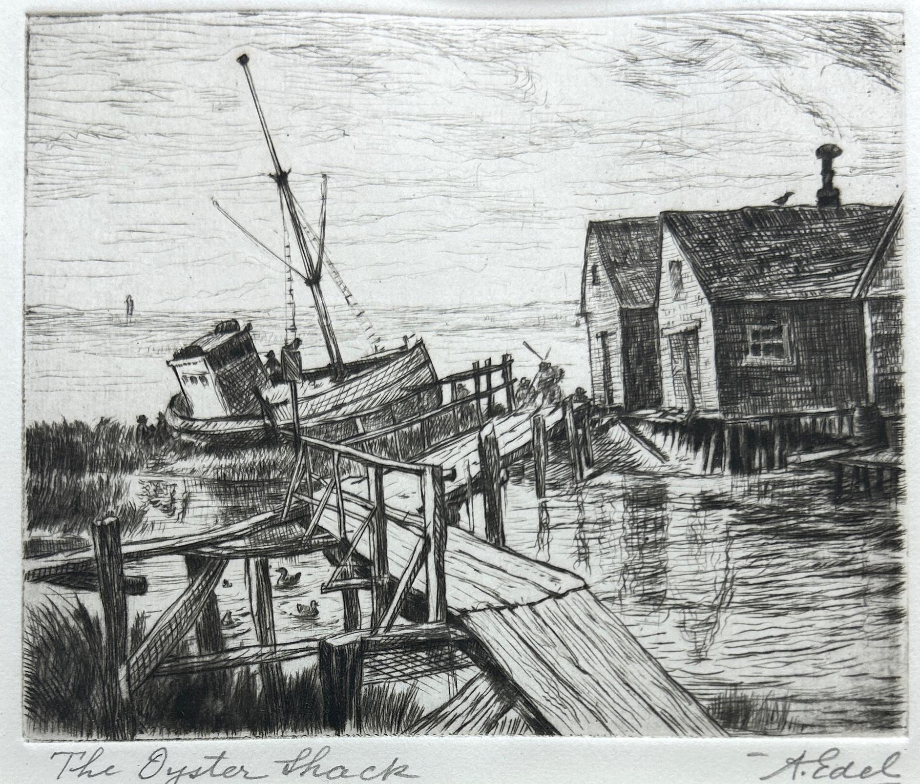 Albert Edel | The Oyster Shack (Early 20) | MutualArt