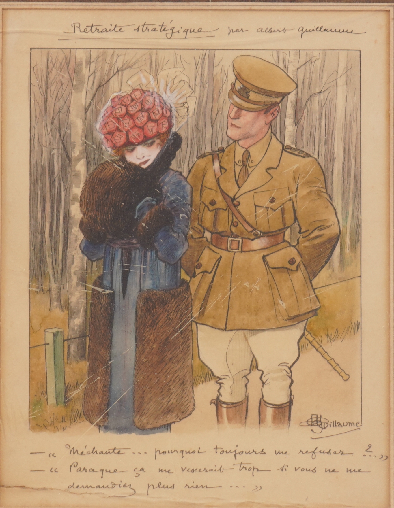 Albert Guillaume | Retraite Strategique; Les Fils a Papas a set of two ...