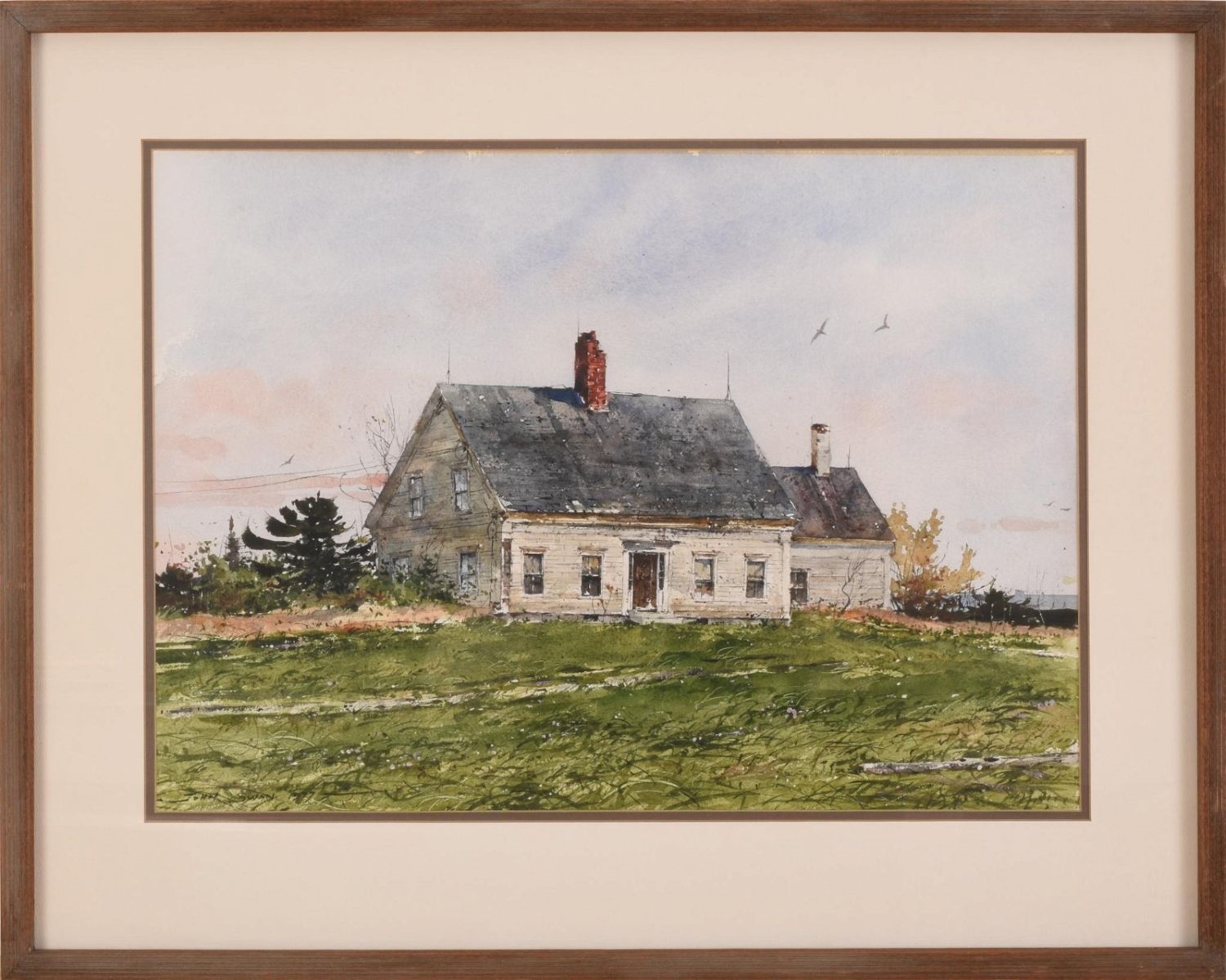 John Swan | Maine House Portrait. | MutualArt