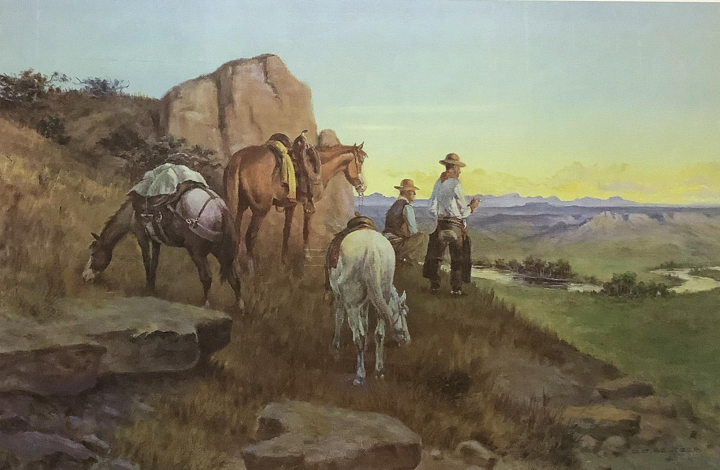 Olaf C. Seltzer | Range Riders Resting | MutualArt