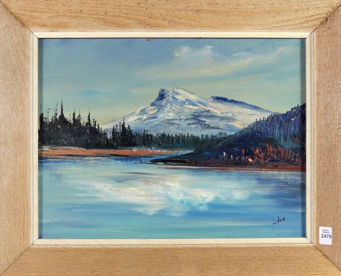 Harold Lloyd Lyon | Untitled: Mountain River Landscape | MutualArt