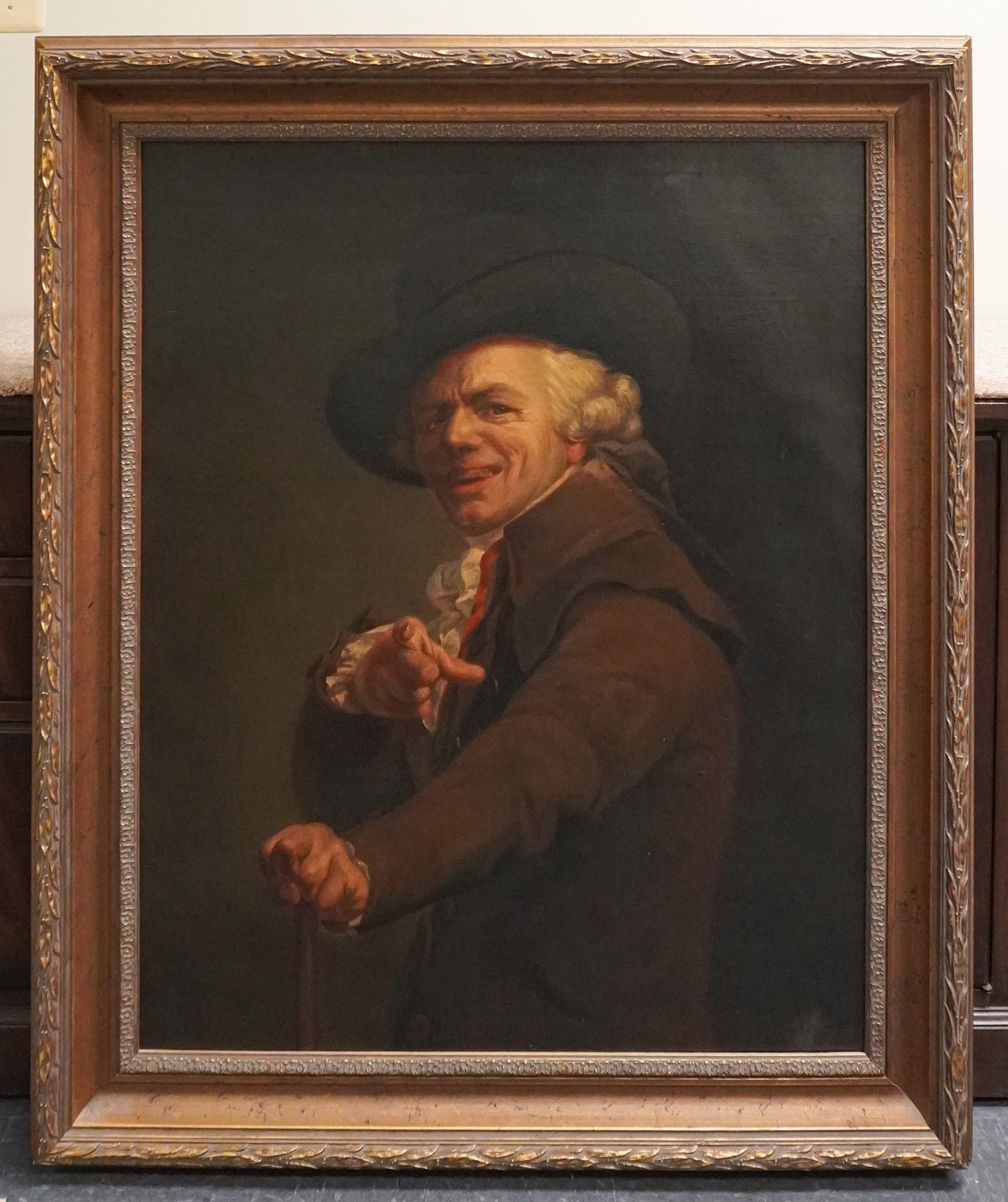 Joseph Ducreux | Portrait de l'artiste sous les traits de'un moqueur ...