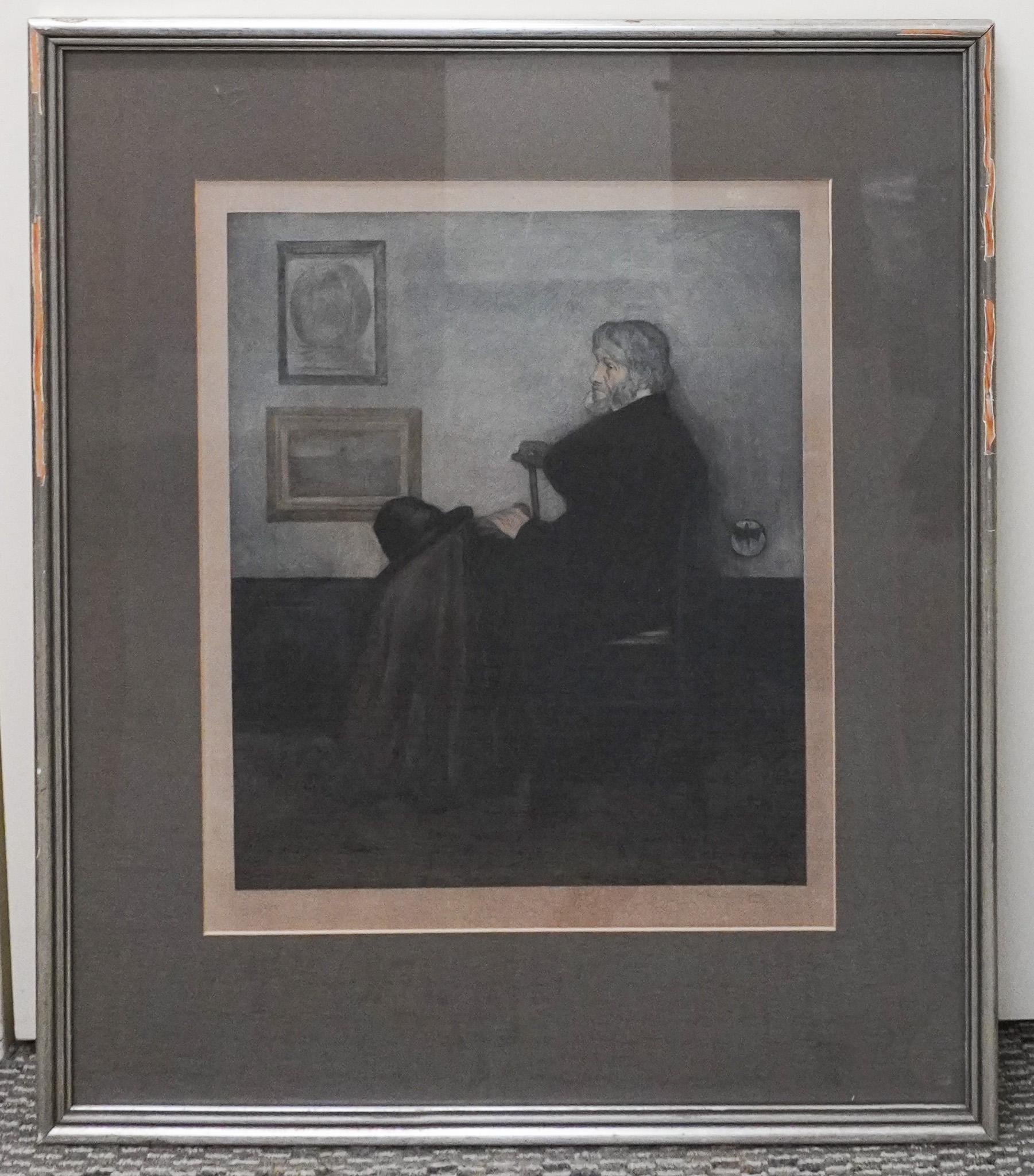 James Abbott McNeill Whistler | Portrait of Thomas Carlyle | MutualArt