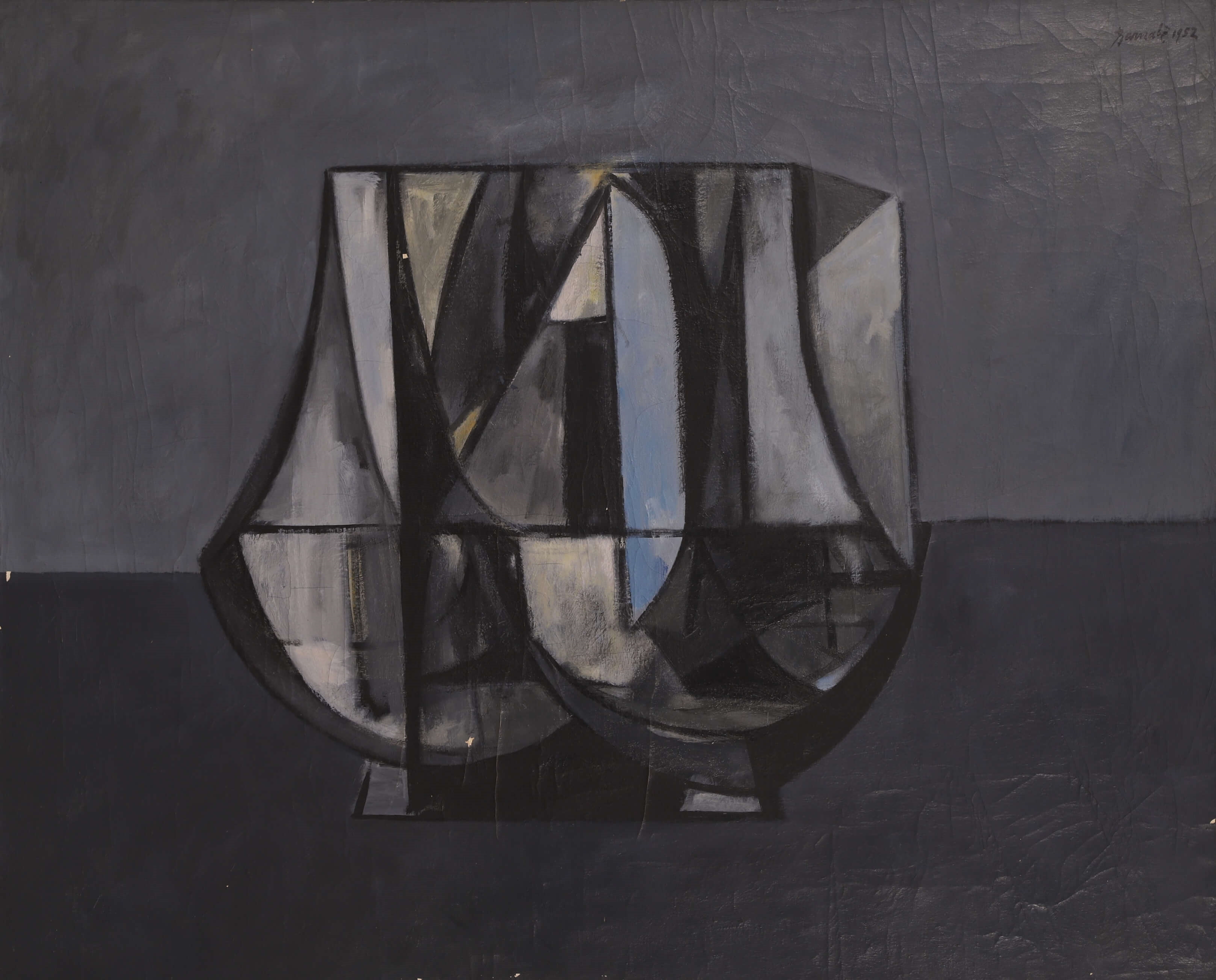 Duilio Barnabè | Nature morte aux deux cafetières (1952) | MutualArt