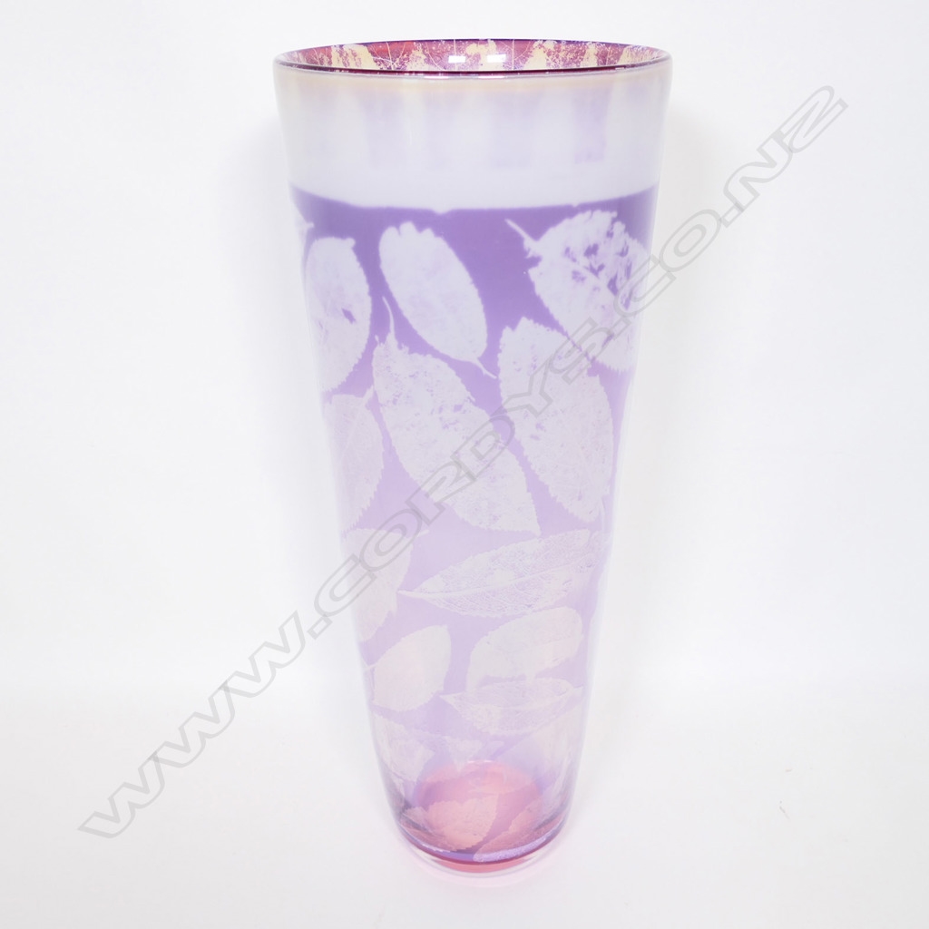 John Penman | John Penman large art glass vase | MutualArt