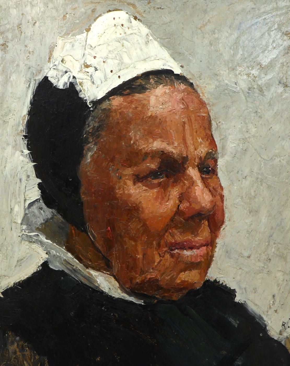 Raymond Tellier | Portrait de bretonne | MutualArt