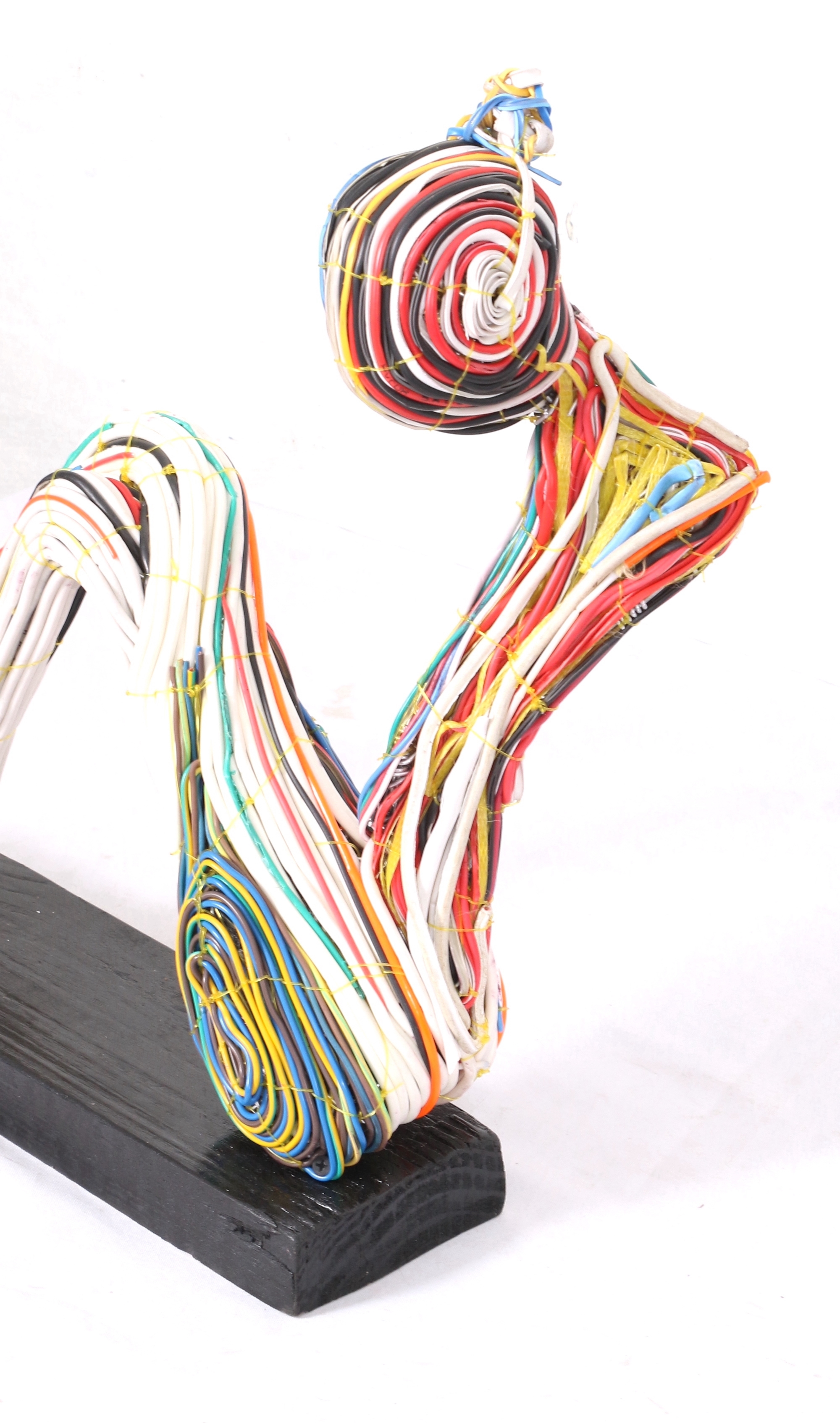 Kelvin Dube | ABSTRACT HUMAN FIGURE SITTING POSE | MutualArt