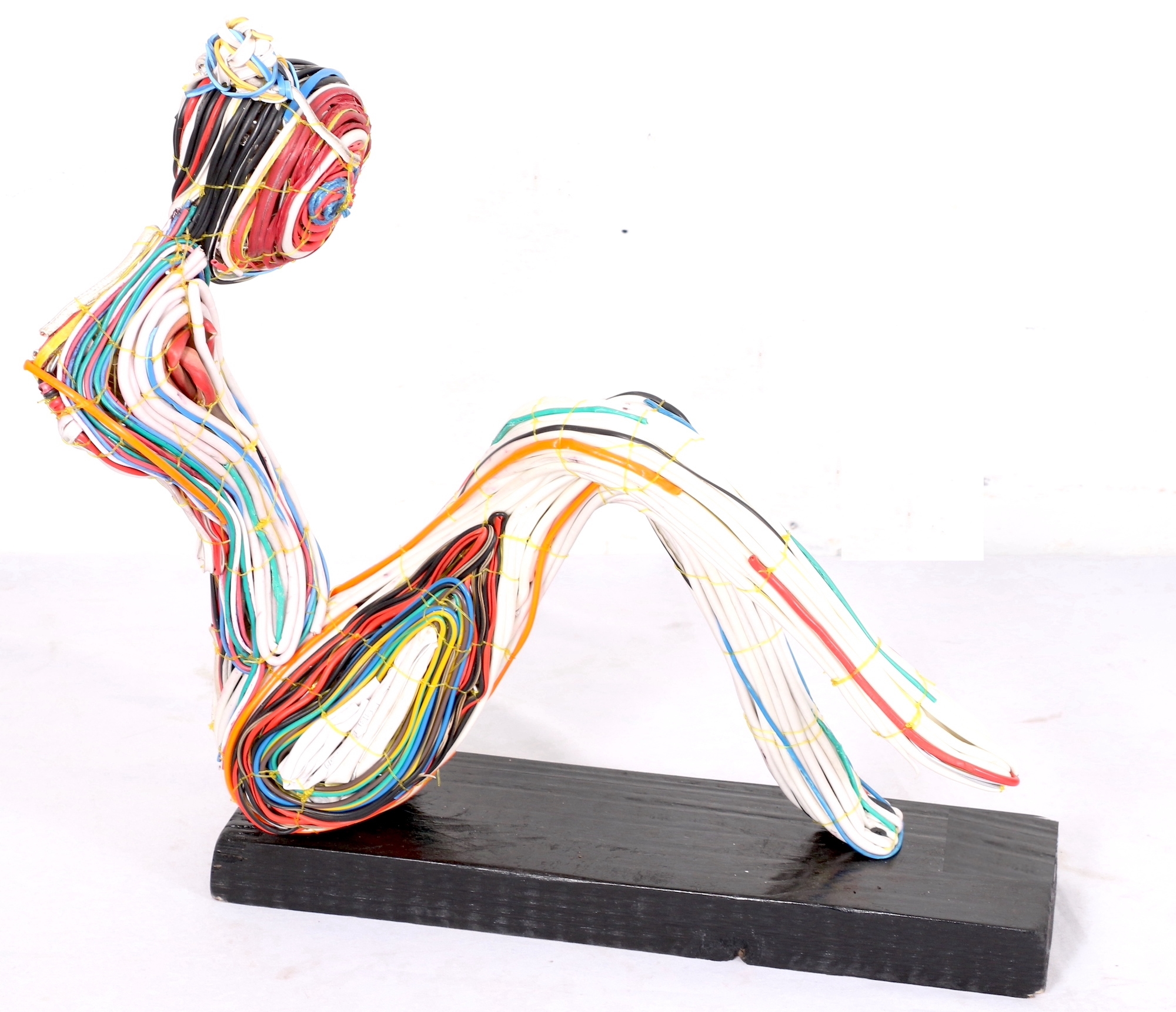 Kelvin Dube | ABSTRACT HUMAN FIGURE SITTING POSE | MutualArt