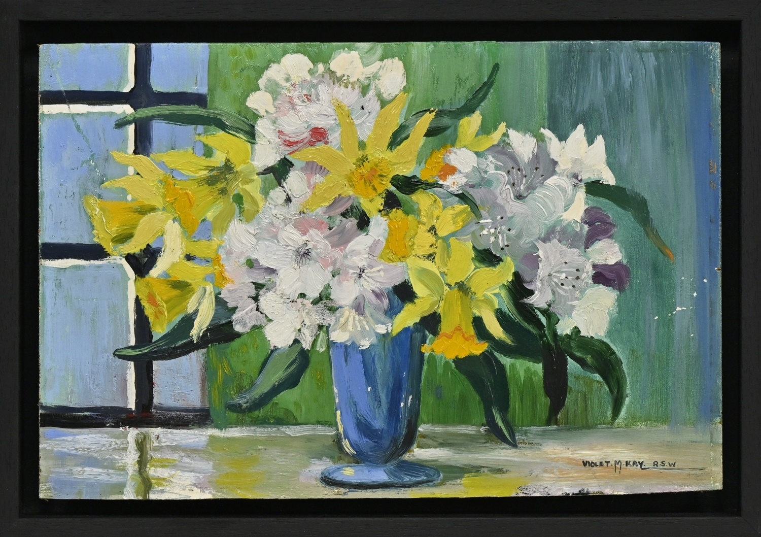 Violet McNeish Kay | STILL LIFE VASE WITH FLOWERS | MutualArt
