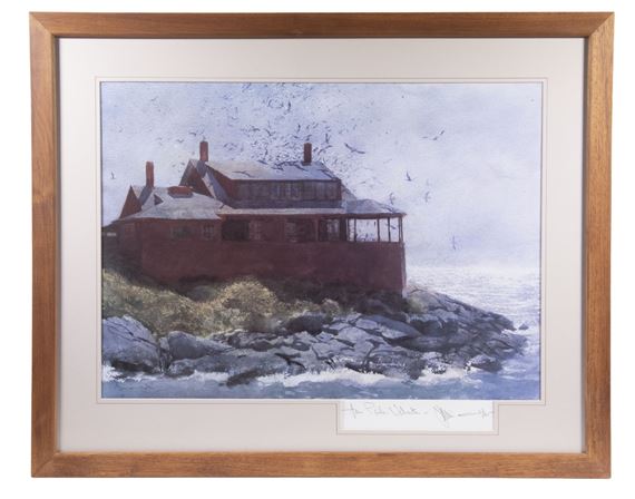 Jamie Wyeth | The Red House | MutualArt