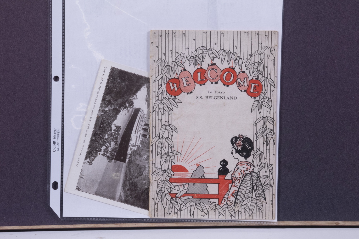 H. Shimidzu | British Flag Red Star Line Ocean Ship RMS Belgenland ...