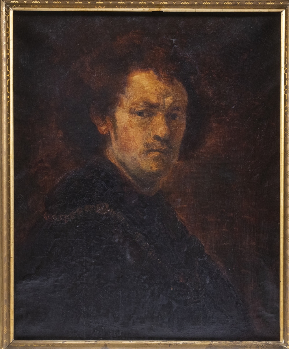 Rembrandt van Rijn | Dark Old Masters Style Portrait with a strong ...
