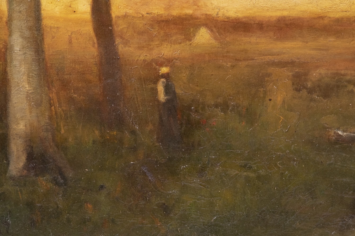 George Inness, Jr. | New Jersey Landscape with Woman Standing Under ...