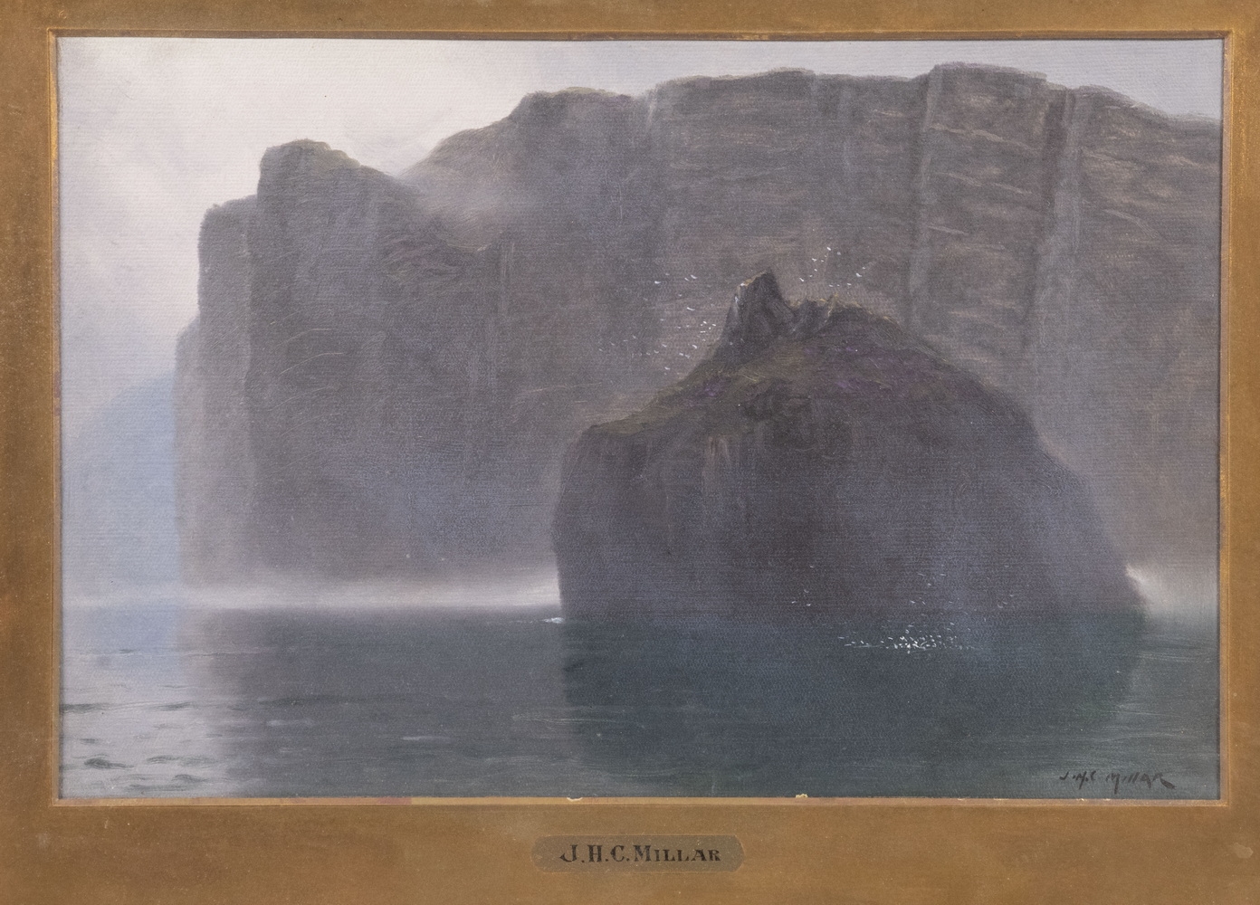 James H. C. Millar | English Coastal Cliffs (Circa 1890) | MutualArt