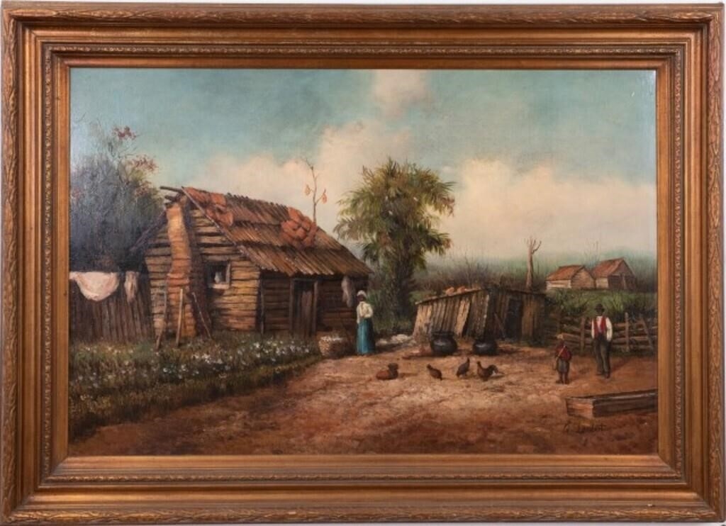 William Aiken Walker | depicting a rural Southern homestead with ...