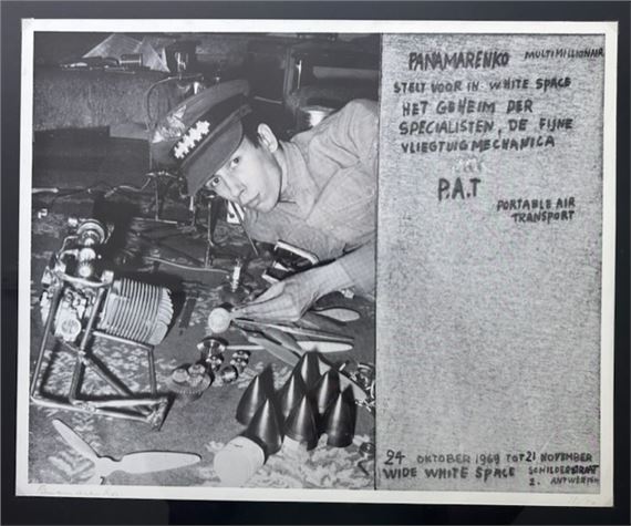 Panamarenko | Portable air transport (1969) | MutualArt