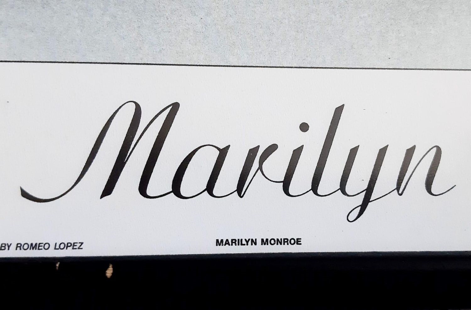 Romeo Lopez | Picture of the iconic Marilyn Monroe (1990s) | MutualArt