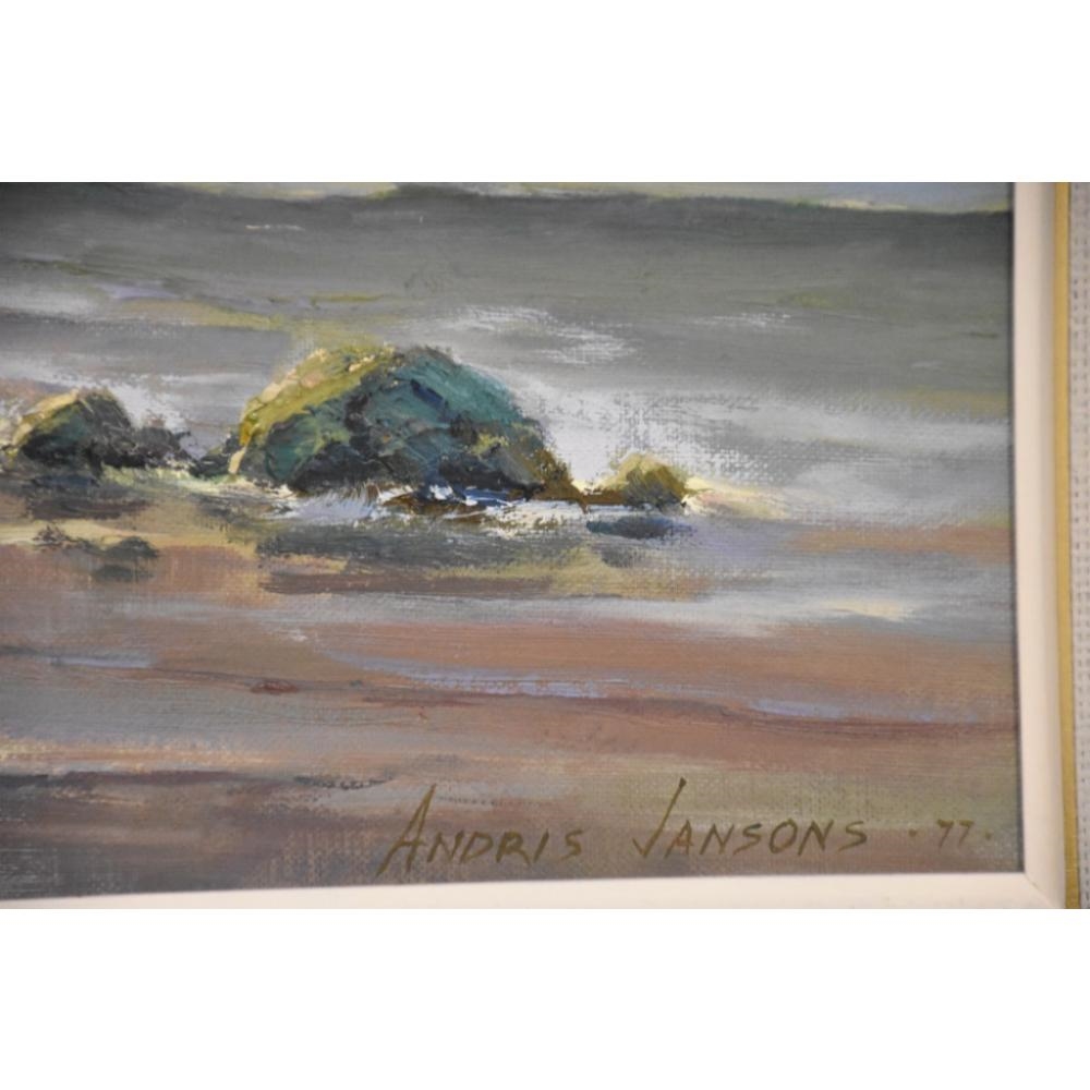 Andris Jansons | Beach Scene | MutualArt