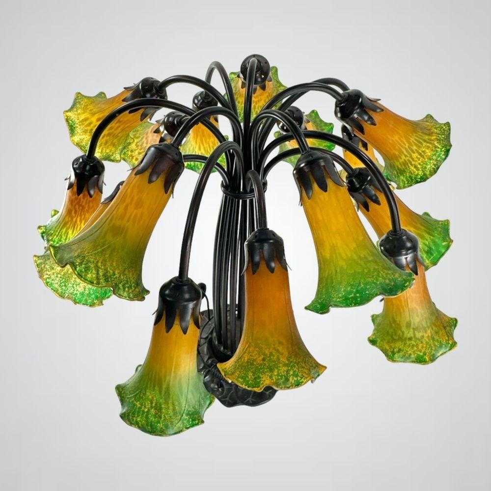 Tiffany Studios | 13-Light Lily Desk Lamp | MutualArt