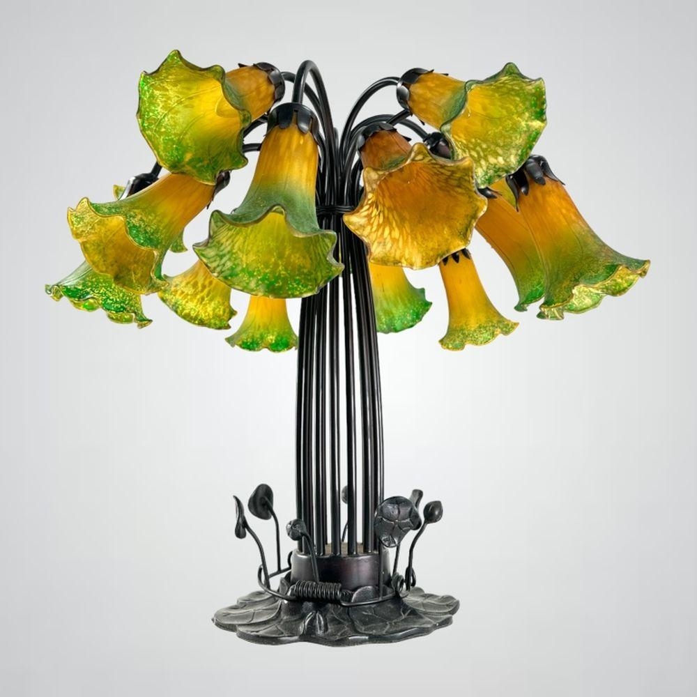 Tiffany Studios | 13-Light Lily Desk Lamp | MutualArt