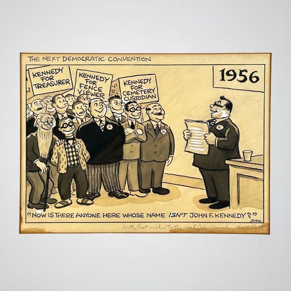Frank Dahl | Political Cartoon (1956) | MutualArt