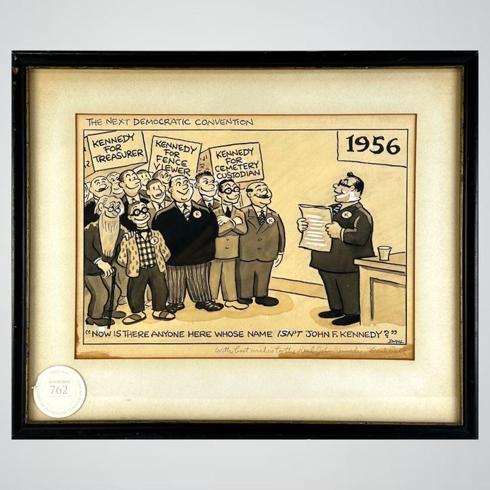 Frank Dahl | Political Cartoon (1956) | MutualArt